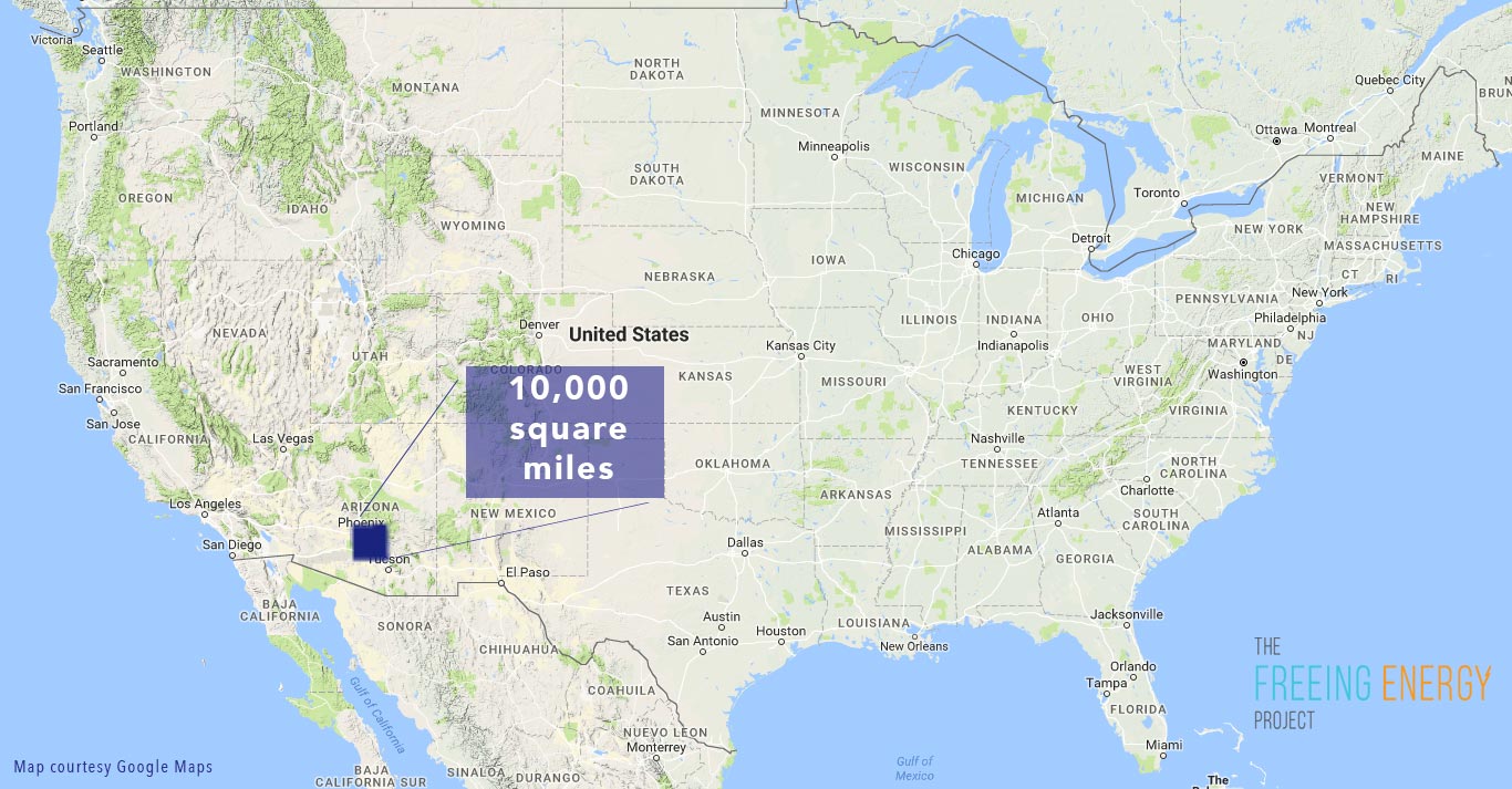 How much solar would it take to power the U.S.?