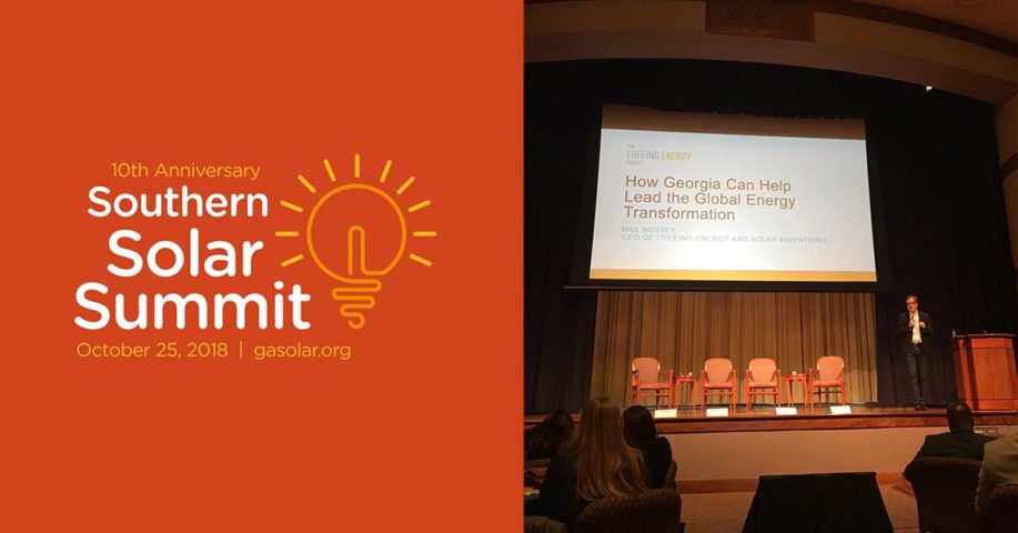 Keynote presentation at the Southern Solar Summit
