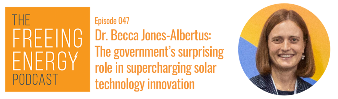 Dr. Becca Jones-Albertus - the government's surprising role in solar ...