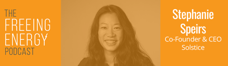 Podcast: Steph Spears: Bringing clean energy to low income households